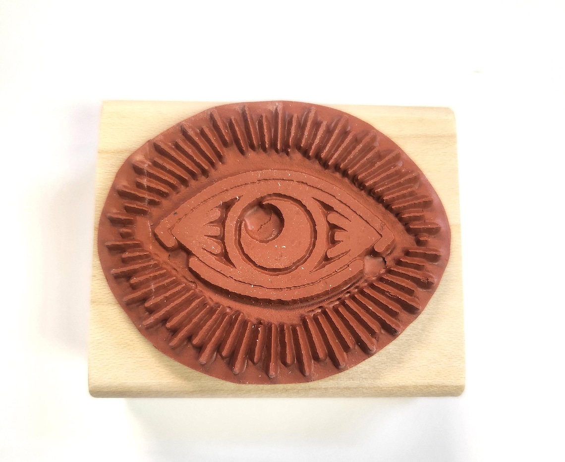 P124 Eye Rubber Stamp - Etsy