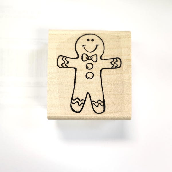 Gingerbread Stamp - Etsy