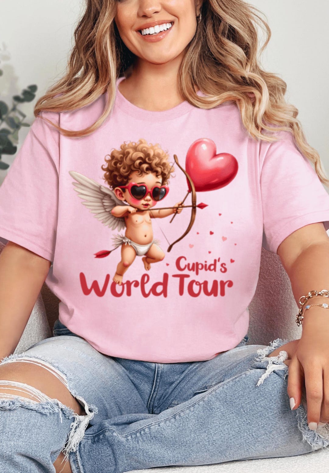 Cupid's World Tour Shirt, Funny Valentine's Day Shirt, Cupid Shirt ...