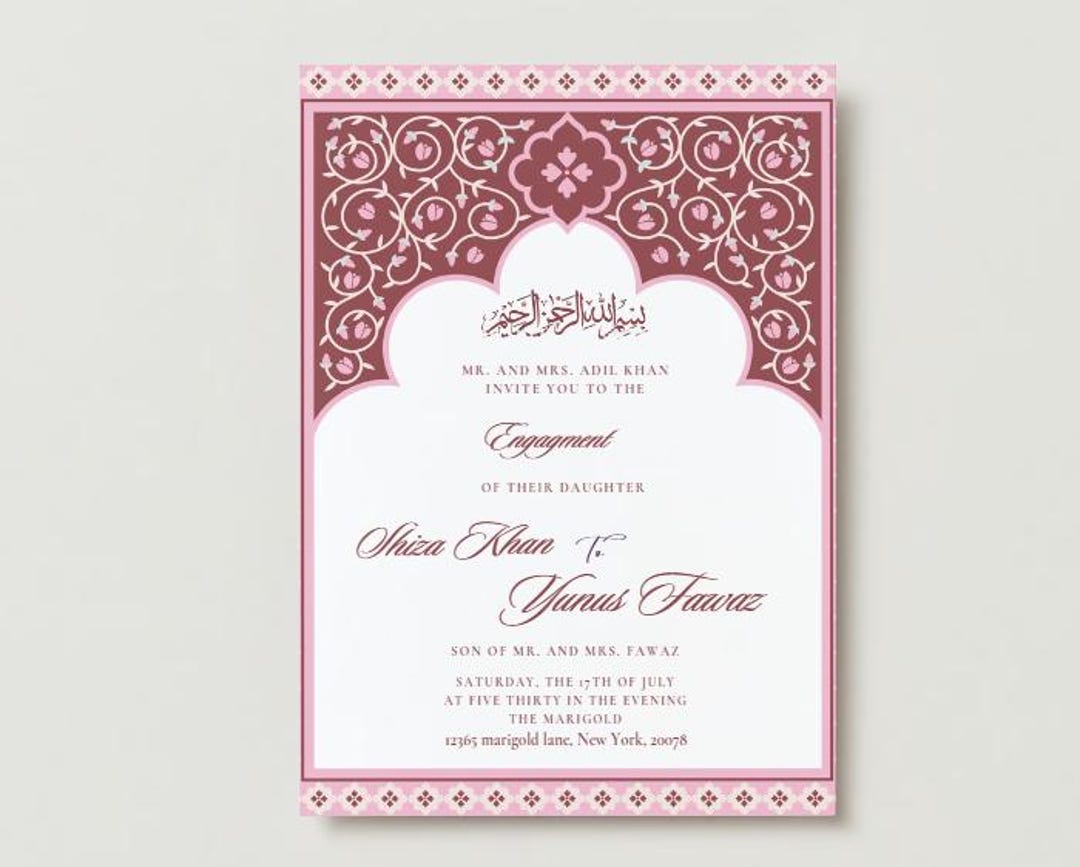 Engagement, Baat Paaki Invitation - Etsy