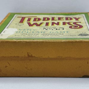RARE Collectible Vintage 1930s Parker Brothers Inc. Tiddledy Winks No ...