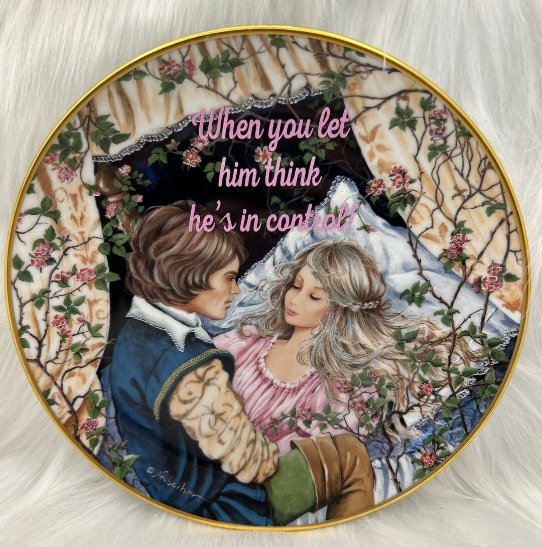 Customized 1980s Kaiser sleeping Beauty Plate - Etsy