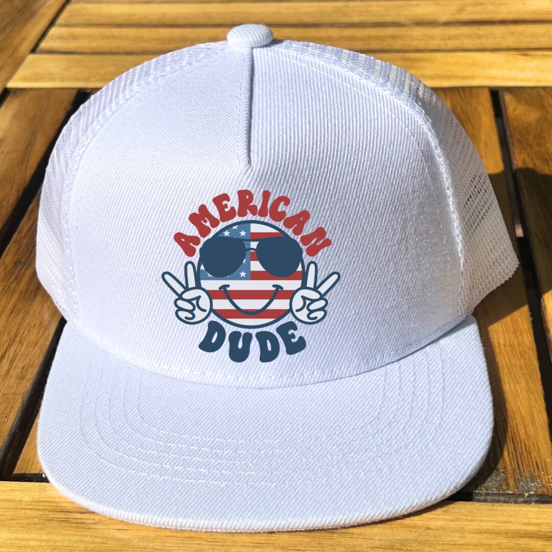July 4th Hat, Memorial Day Hat, Red White and Blue Hat, American Flag ...