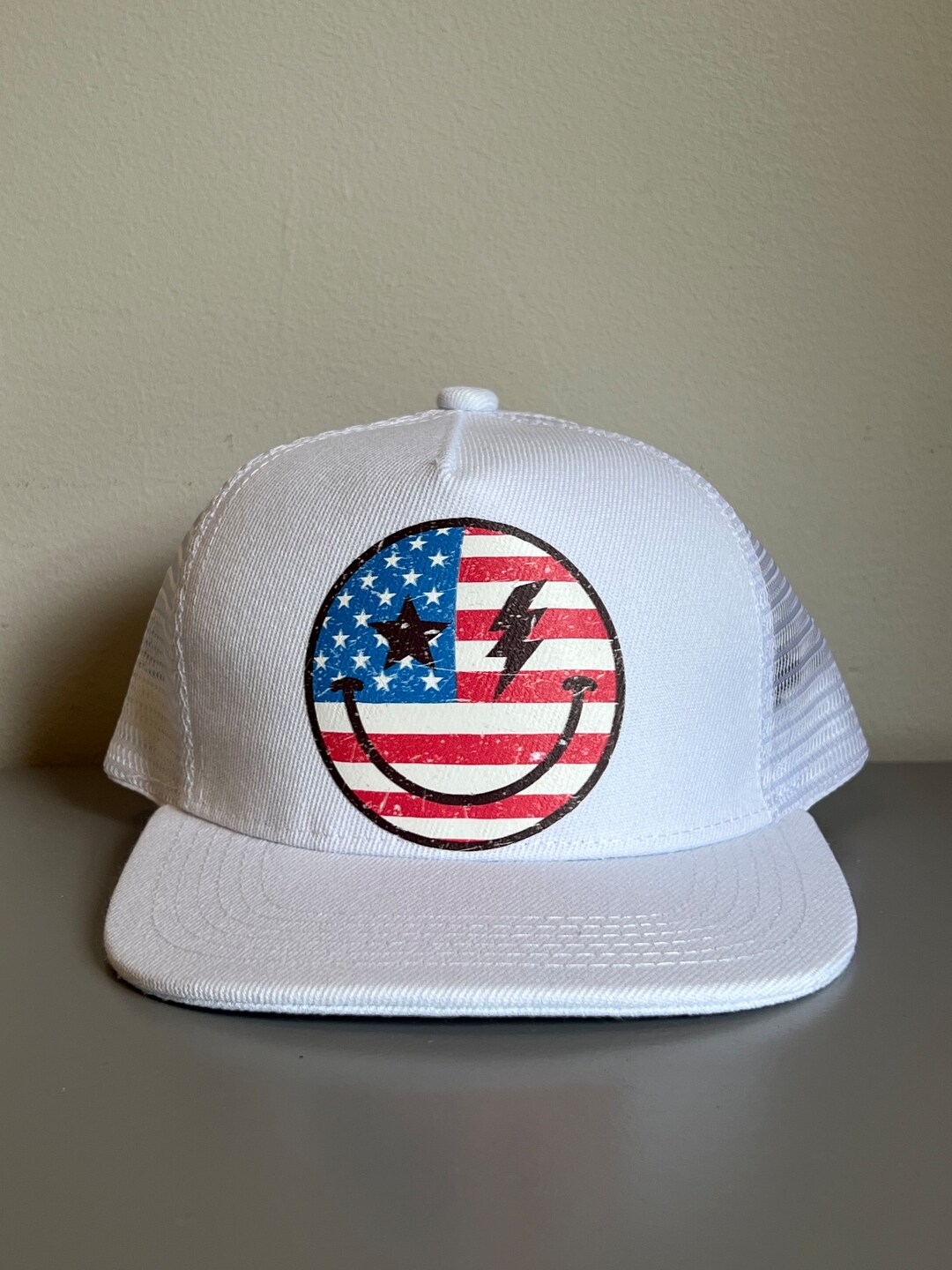 July 4th Hat, Memorial Day Hat, Red White and Blue Hat, American Flag ...