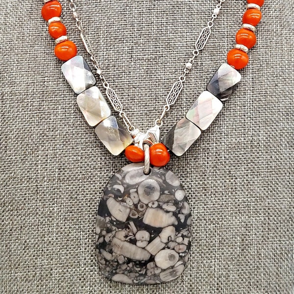 Crinoid Necklace - Etsy