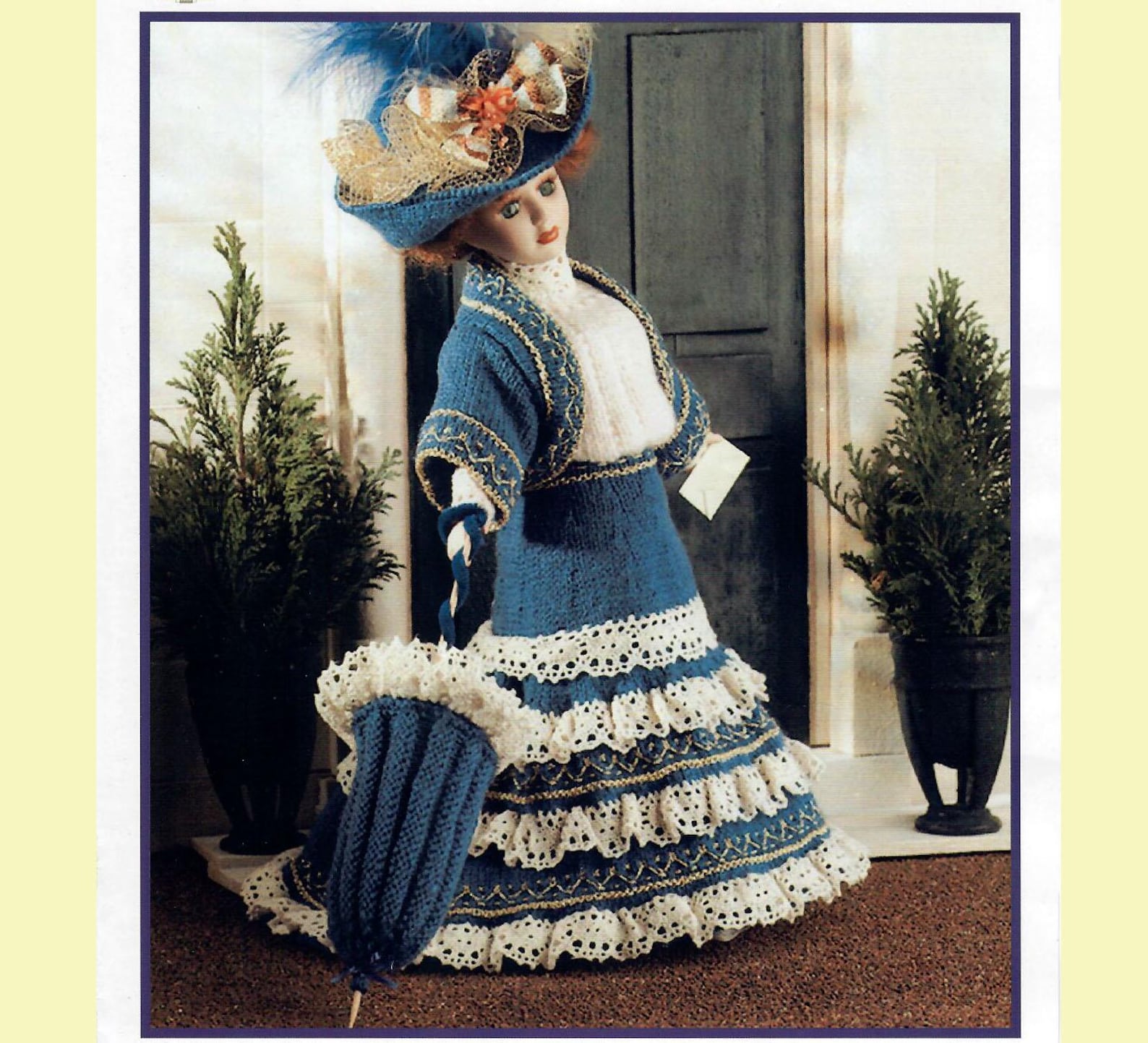 Edwardian Dolls Dress Vintage Outfit 15" Dolls Clothes Edwardian ...