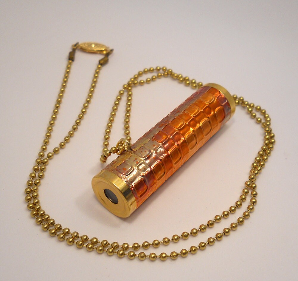 Mini Kaleidoscope Necklace Necklace Kaleidoscope Iridescent | Etsy