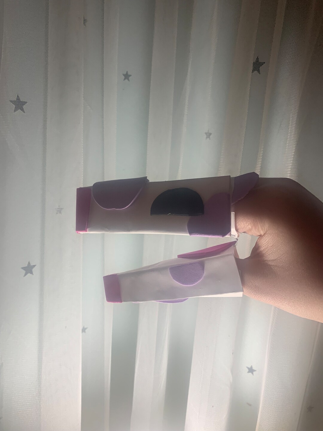 Purple Cow Paper Puppet - Etsy