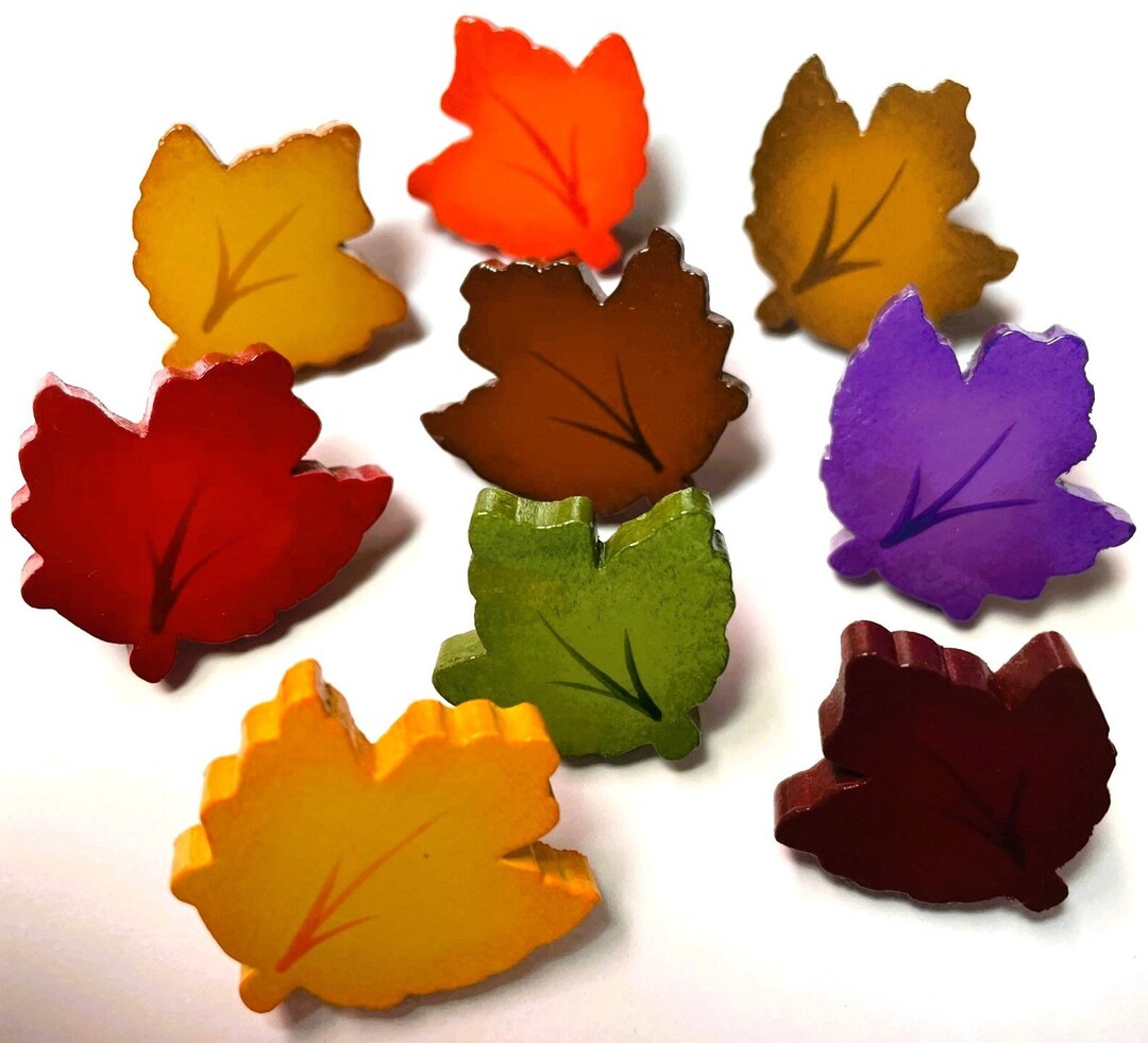Autumn Maple Leaf Push Pins, Fall Leaves, Autumn Thumb Tacks, Fall ...
