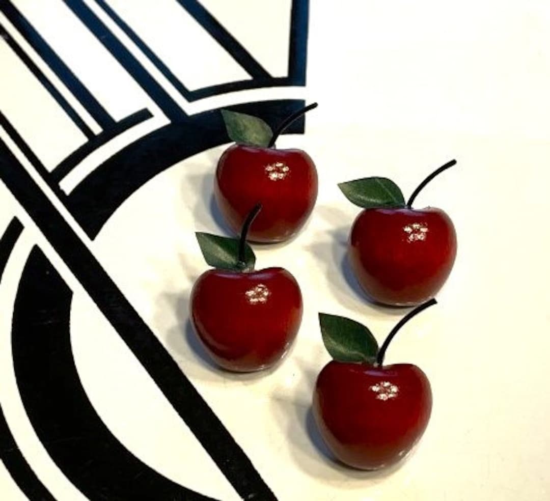 Apple Push Pins, Teacher Push Pins, Apple Decor, Bulletin Board Push ...