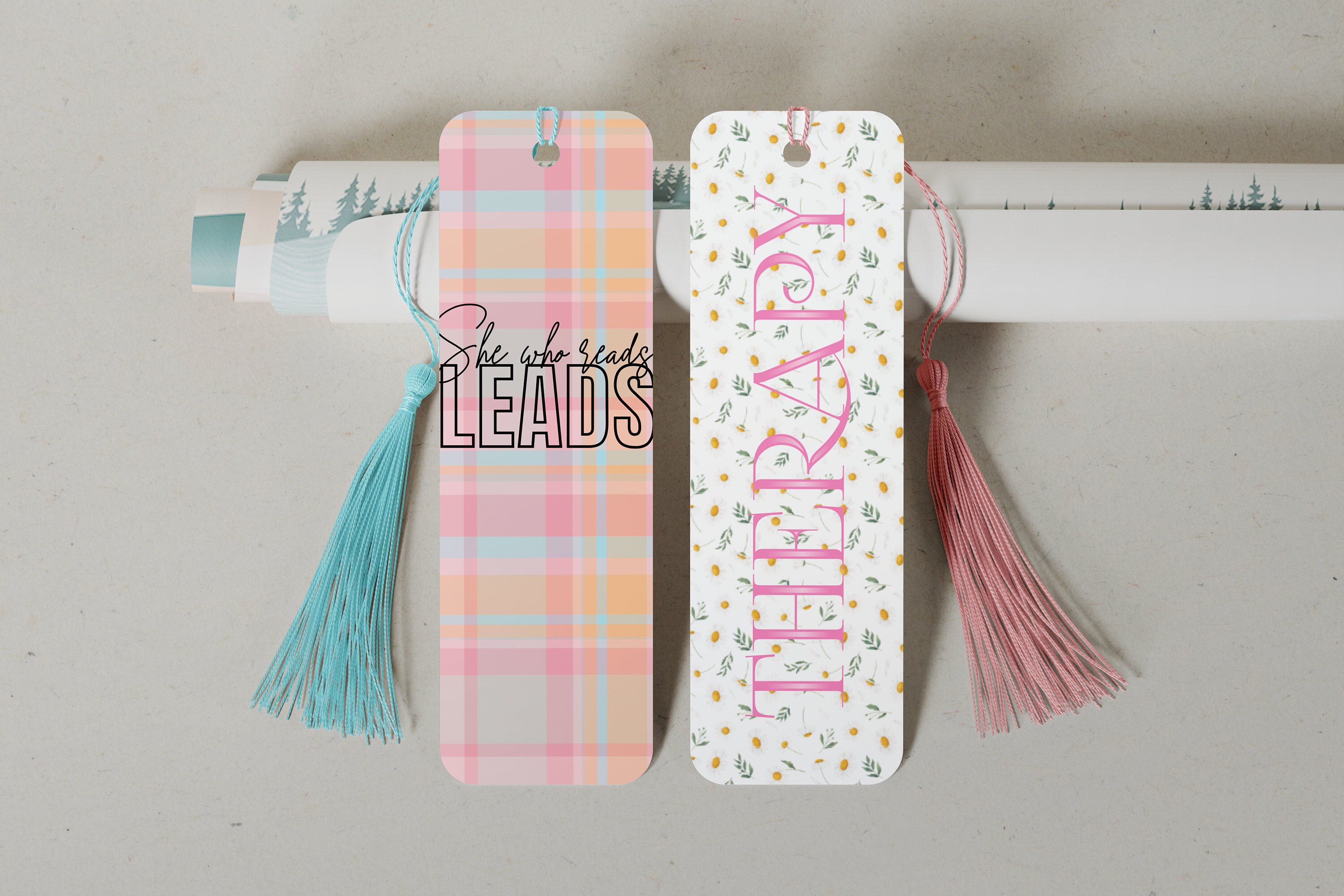 Trendy Printable Bookmarks | PNG and PDF Bundle | Womens Bookmarks ...