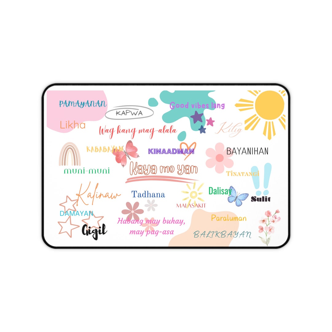 Filipino Desk Mat Inspiring Filipino Office Mat Heritage Meaningful ...