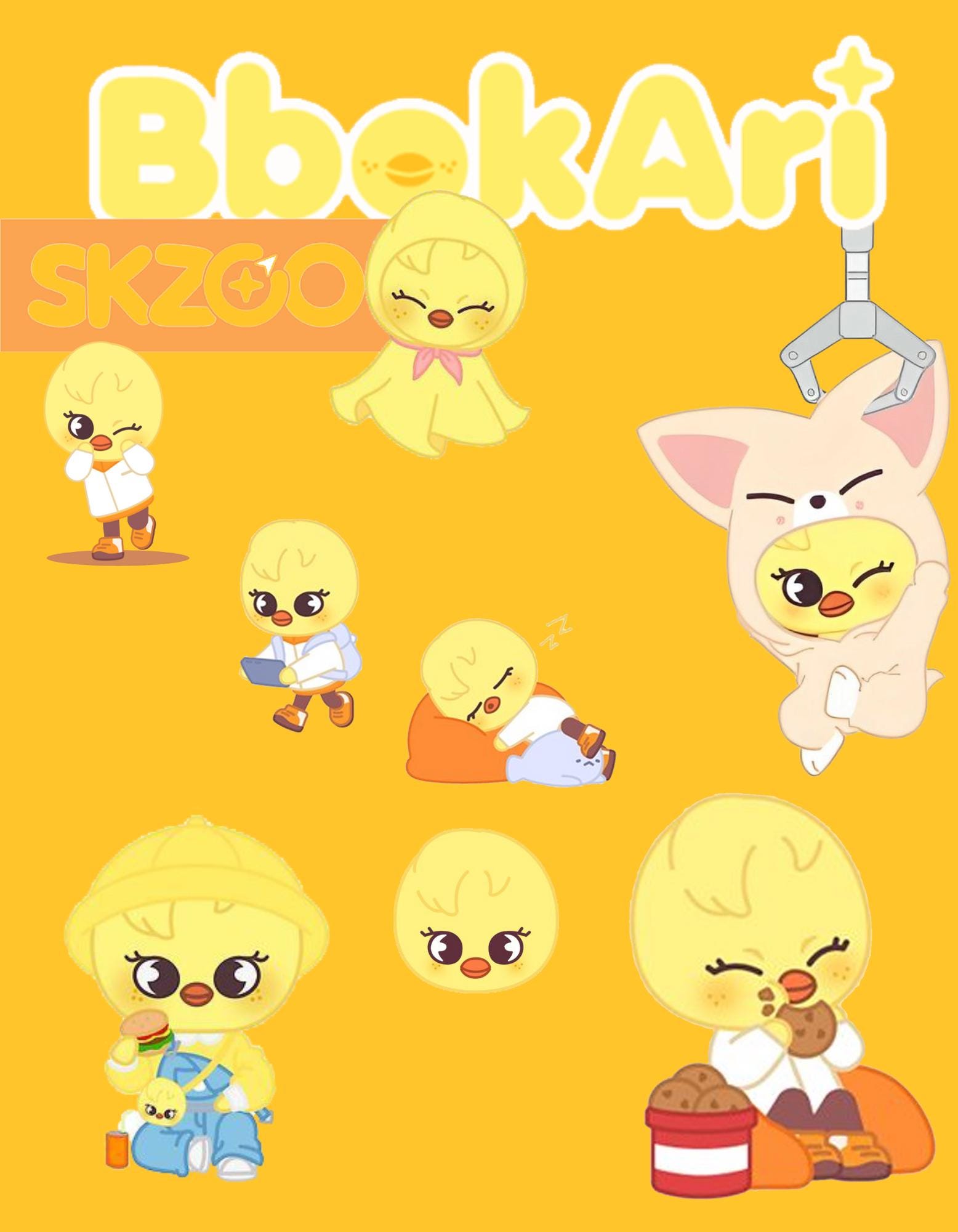 SKZOO Sticker Pack- Bbokari Set - Etsy