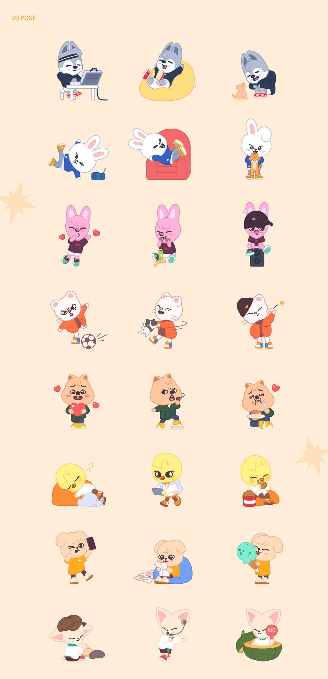 SKZOO FULL Sticker SET - Etsy