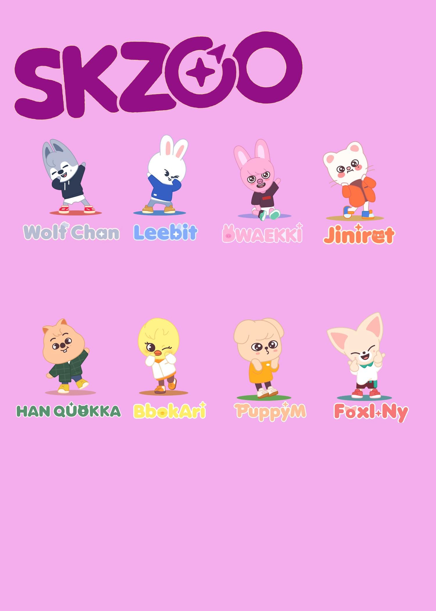 SKZOO FULL Sticker SET - Etsy