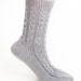 PATTERN ONLY Braided Cable Socks - Etsy