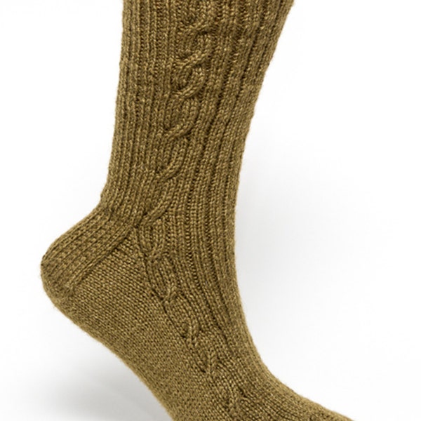 Cable Knit Socks - Etsy