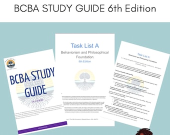 NEW! BCBA 6th Edition Task List H Study Guide - Etsy