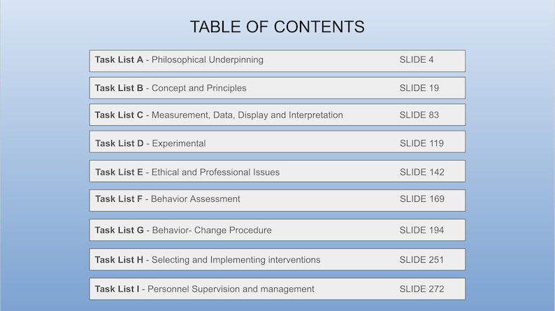 NEW! 6th Edition BCBA Exam Study Guide | 290 Slides With Over 200 ABA ...