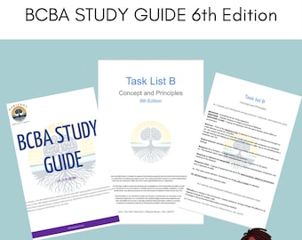 NEW! BCBA 6th Edition Task List H Study Guide - Etsy