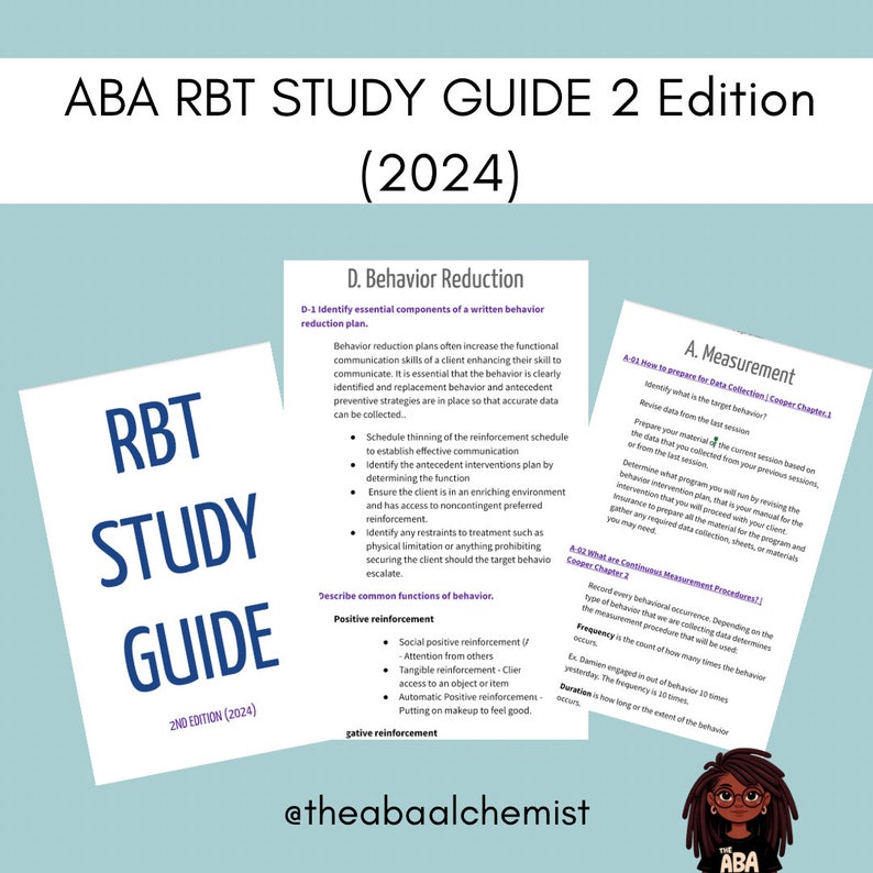 RBT Exam Study Guide 2nd Edition updated 2024 - Etsy