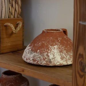 Red Clay Vase | Home Decor Vase | Handmade Texture Ceramic Vase ...