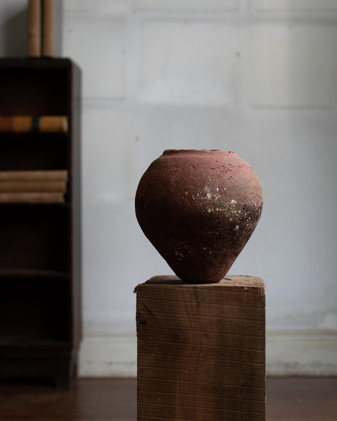 Red Clay Vase | Home Decor Vase | Handmade Texture Ceramic Vase ...