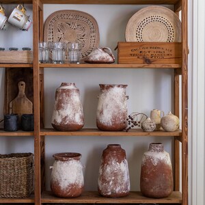 Red Clay Vase | Home Decor Vase | Handmade Texture Ceramic Vase ...