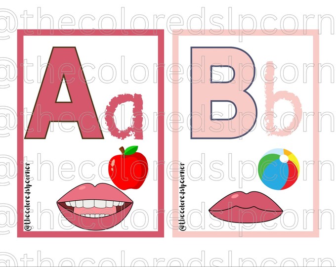 Speech Sounds Phoneme Mouth Clip Art Set - Etsy Canada
