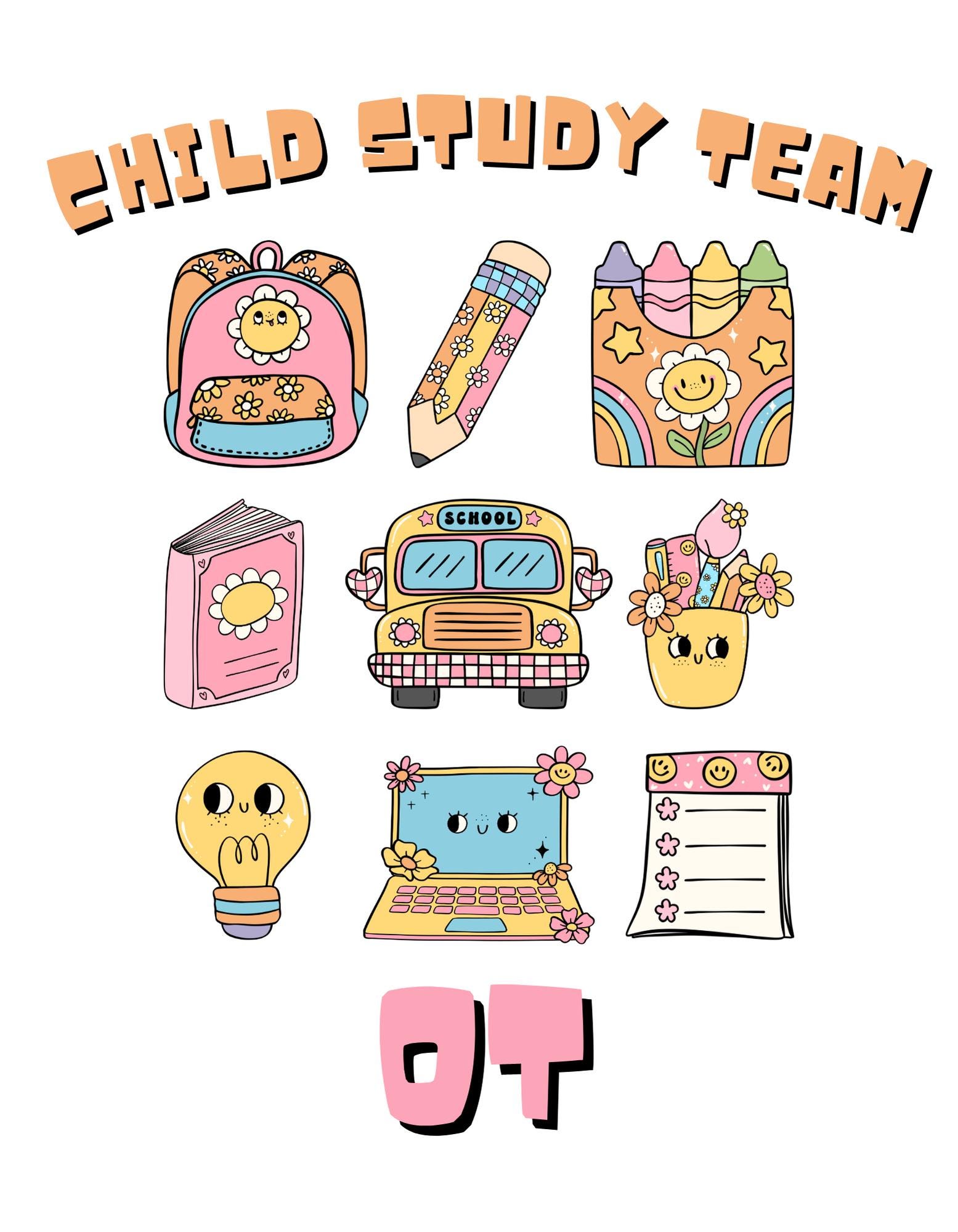 Child Study Team PNG - Etsy