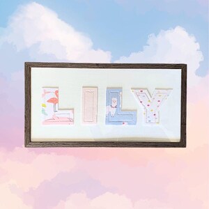 Baby Clothes Keepsake - Custom Framed Baby Name - Etsy