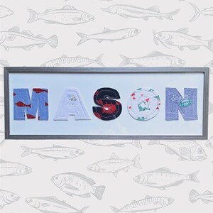 Baby Clothes Keepsake - Custom Framed Baby Name - Etsy