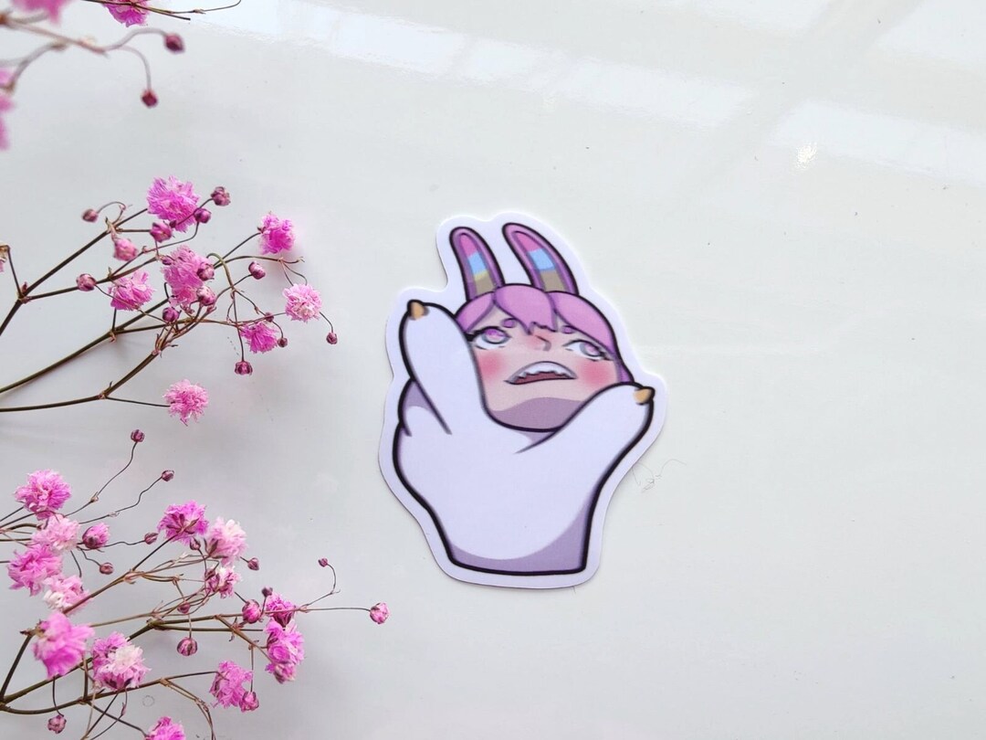 Star_nugget (choked Meme) Vtuber Vinyl Sticker 2.5" Glossy Waterproof ...