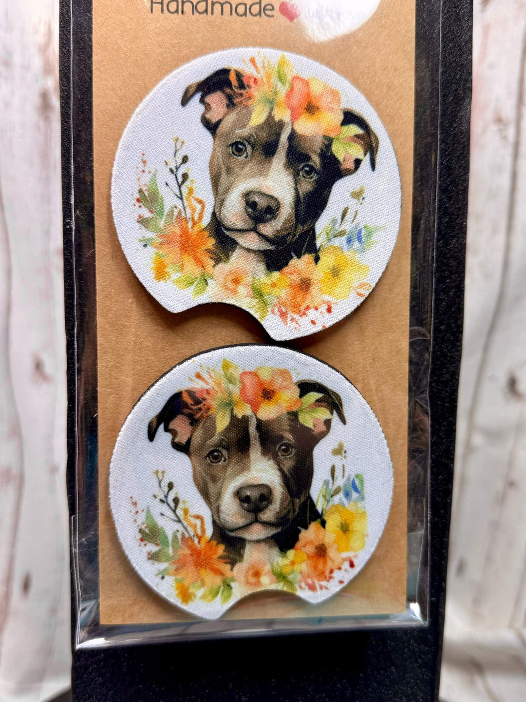 Car Coasters- Cow, Dog, Pitbull, Lion, Maltese - Etsy