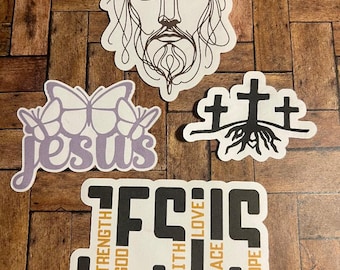 Jesus Stickers - Etsy