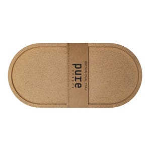 Pure Spruce Brown Concrete Oval Tray Handmade Concrete Oval Holder - Etsy