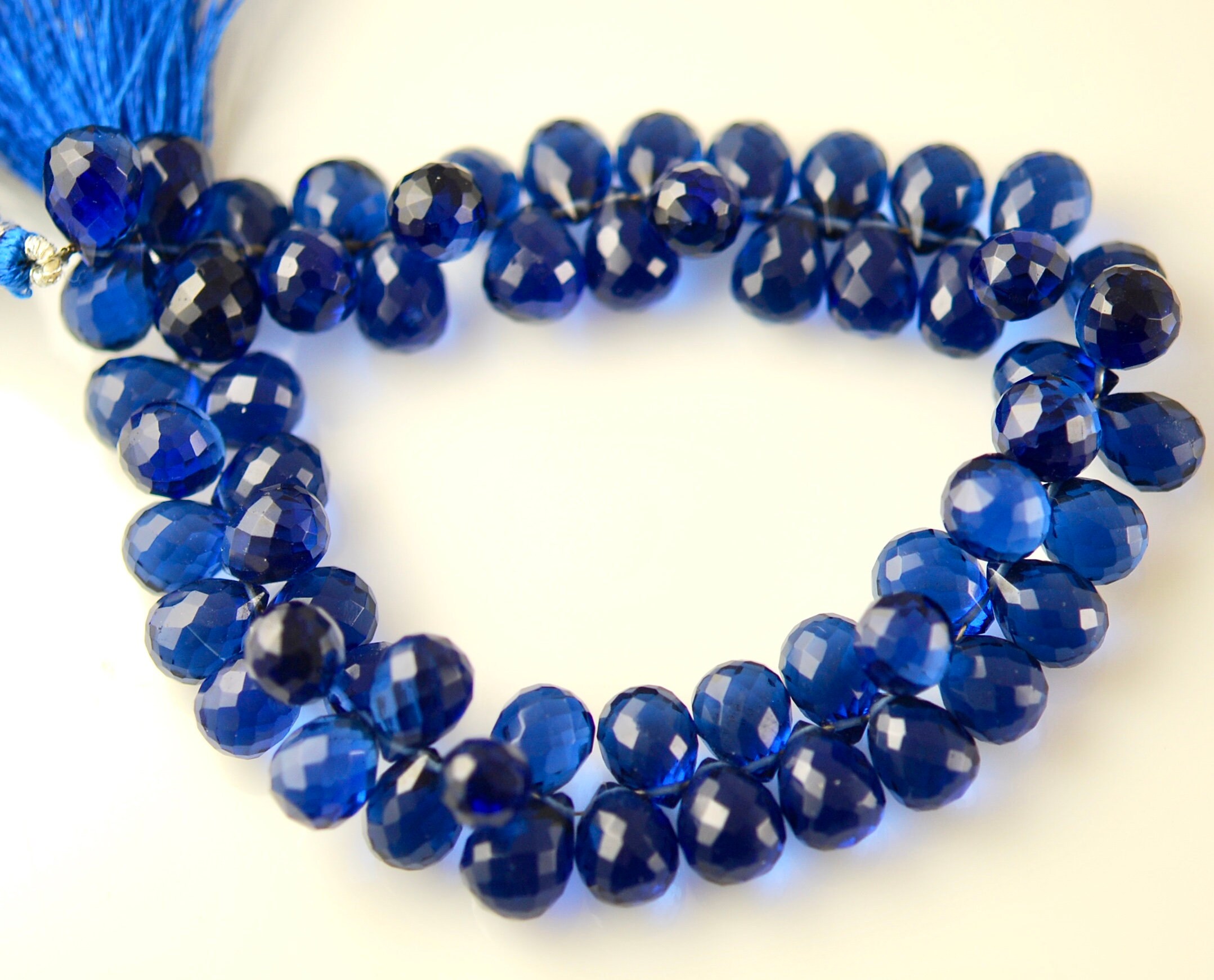 Gorgeous Electric Blue Hydro Quartz Drops - Etsy