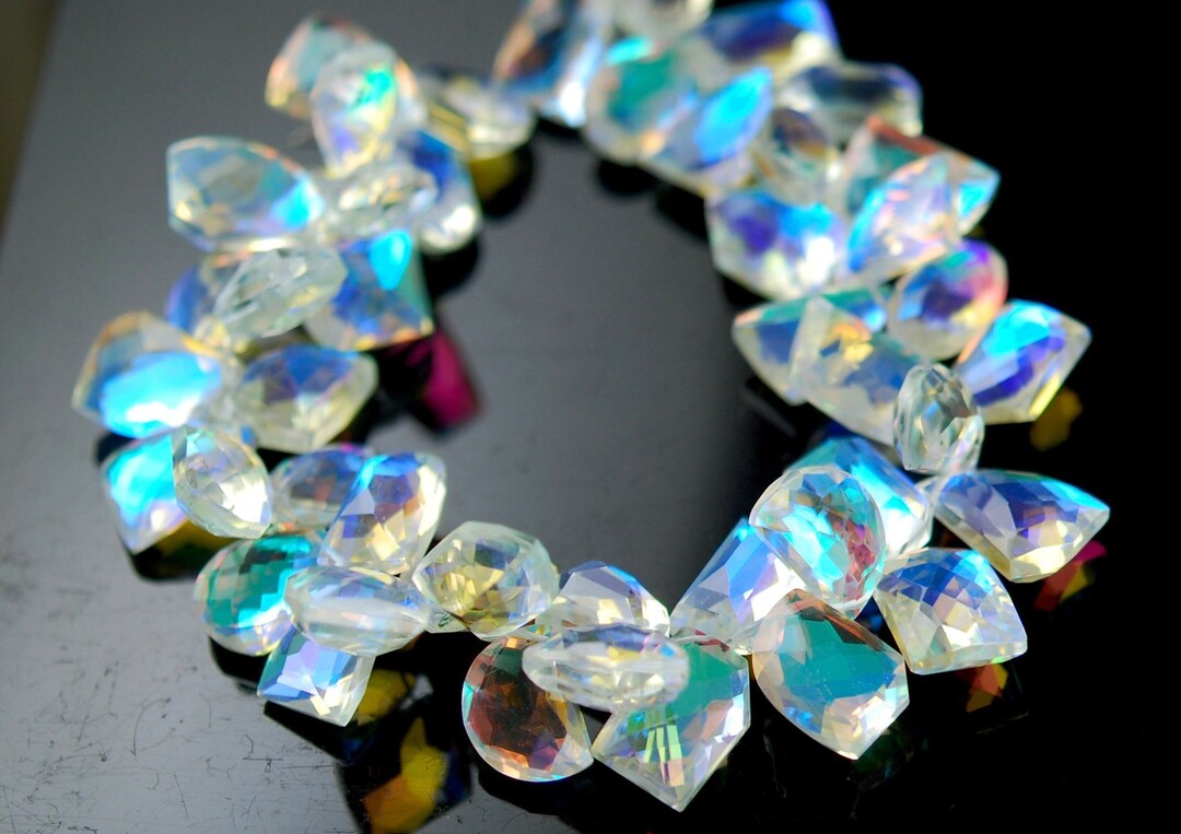 10 Pcs Fire Opal Hydro Quartz Mix - Etsy