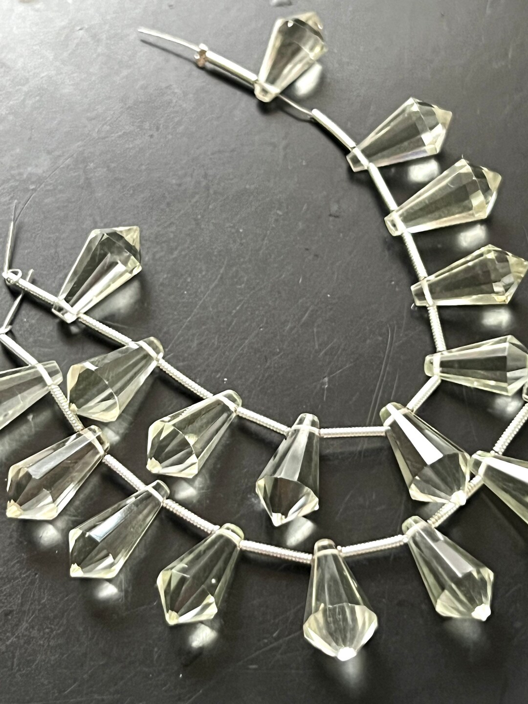 Full Strand Green Amethyst Softy Shaped Beads - Etsy
