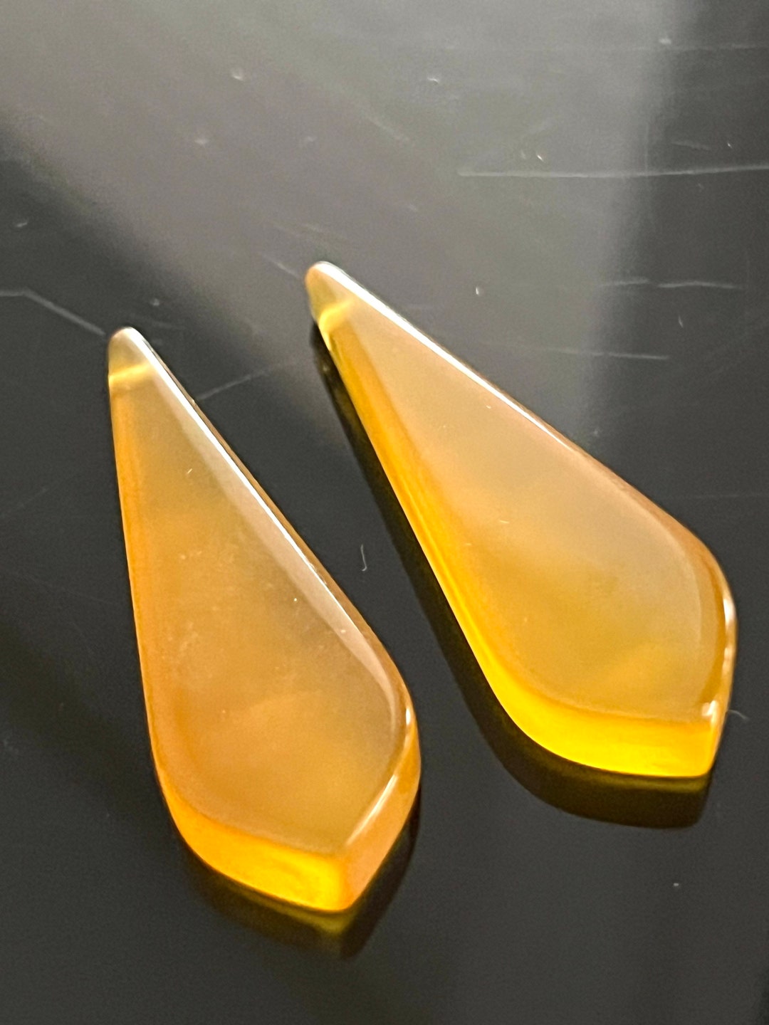 Gorgeous Yellow Matching Long Drops Fancy - Etsy