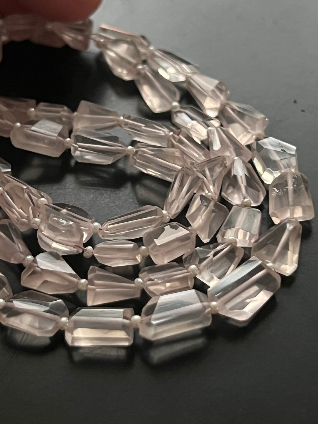 1/2 Strand of Gorgeous Rose Quartz Mini Nuggets - Etsy
