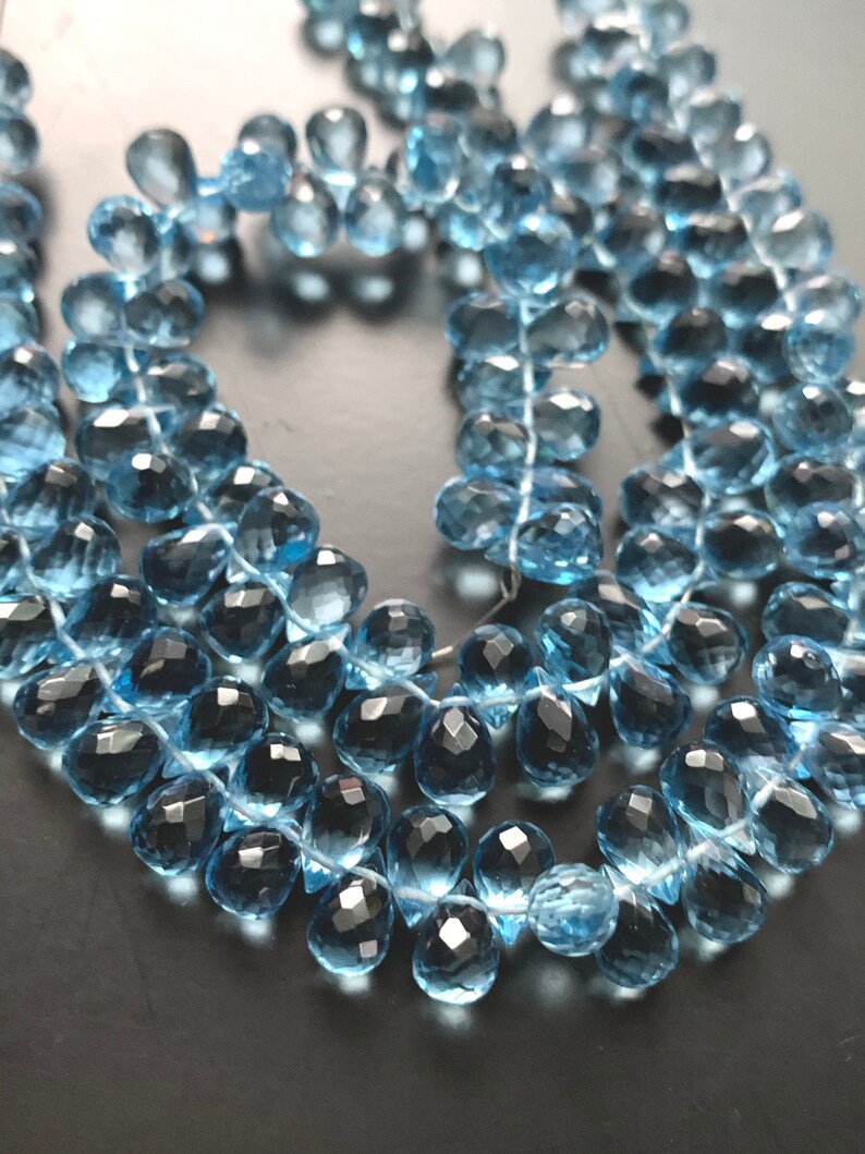 Gorgeous Denim Blue Colored Hydro Quartz Mini Drops - Etsy