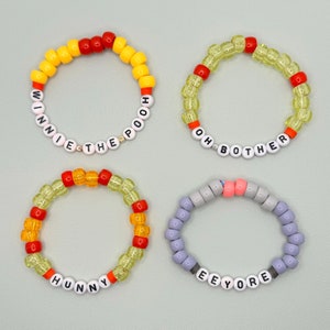 Disney Winnie the Pooh and Friends Inspired Handmade Friendship Bracelets Cast Member ...
