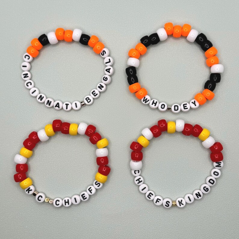 NFL Team Inspired Handmade Friendship Beaded Bracelets Green Bay ...