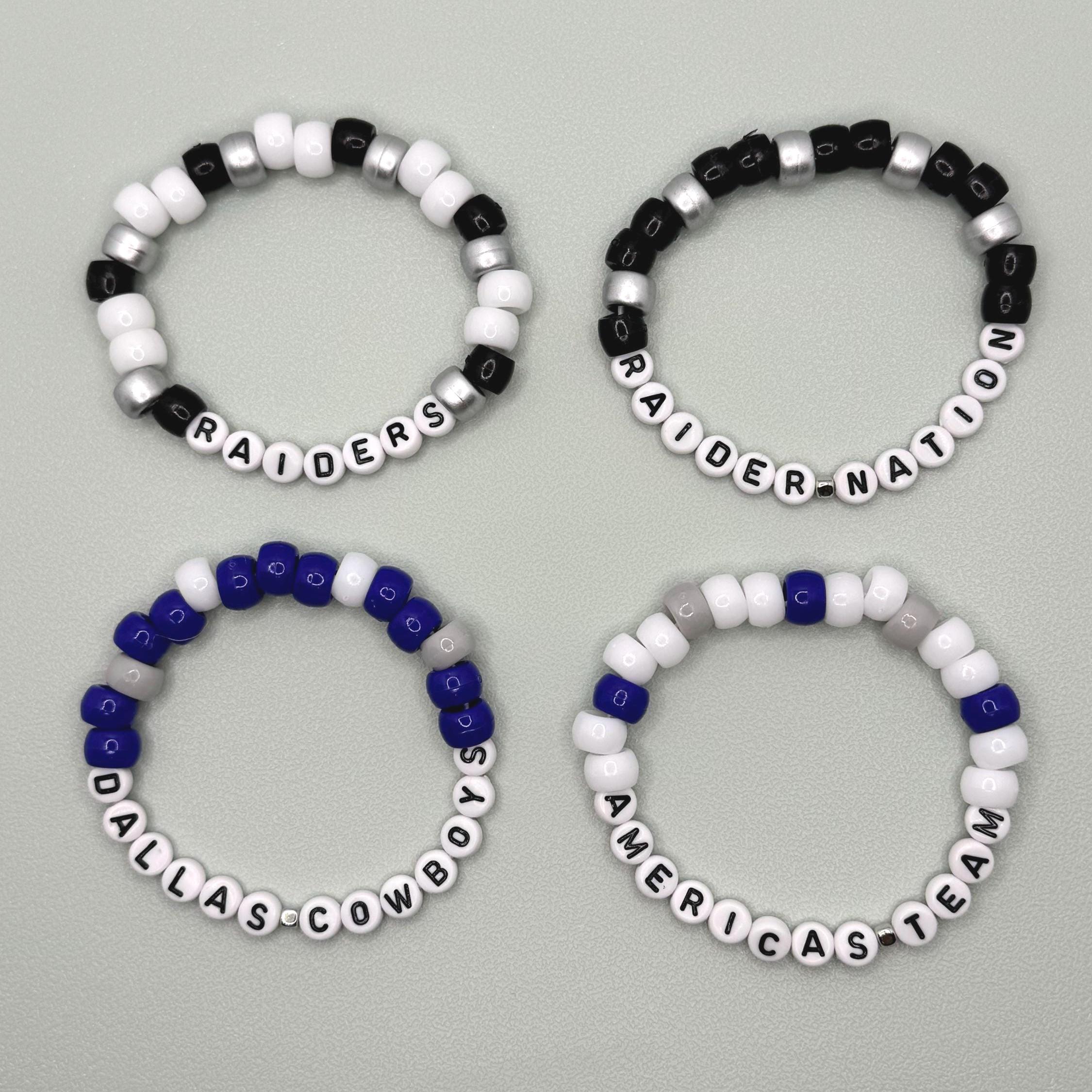 NFL Team Inspired Handmade Friendship Beaded Bracelets Green Bay ...