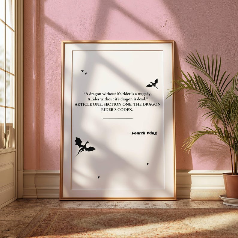 Fourth Wing Wall Art Trio: Basgaith War College Print (digital Download ...