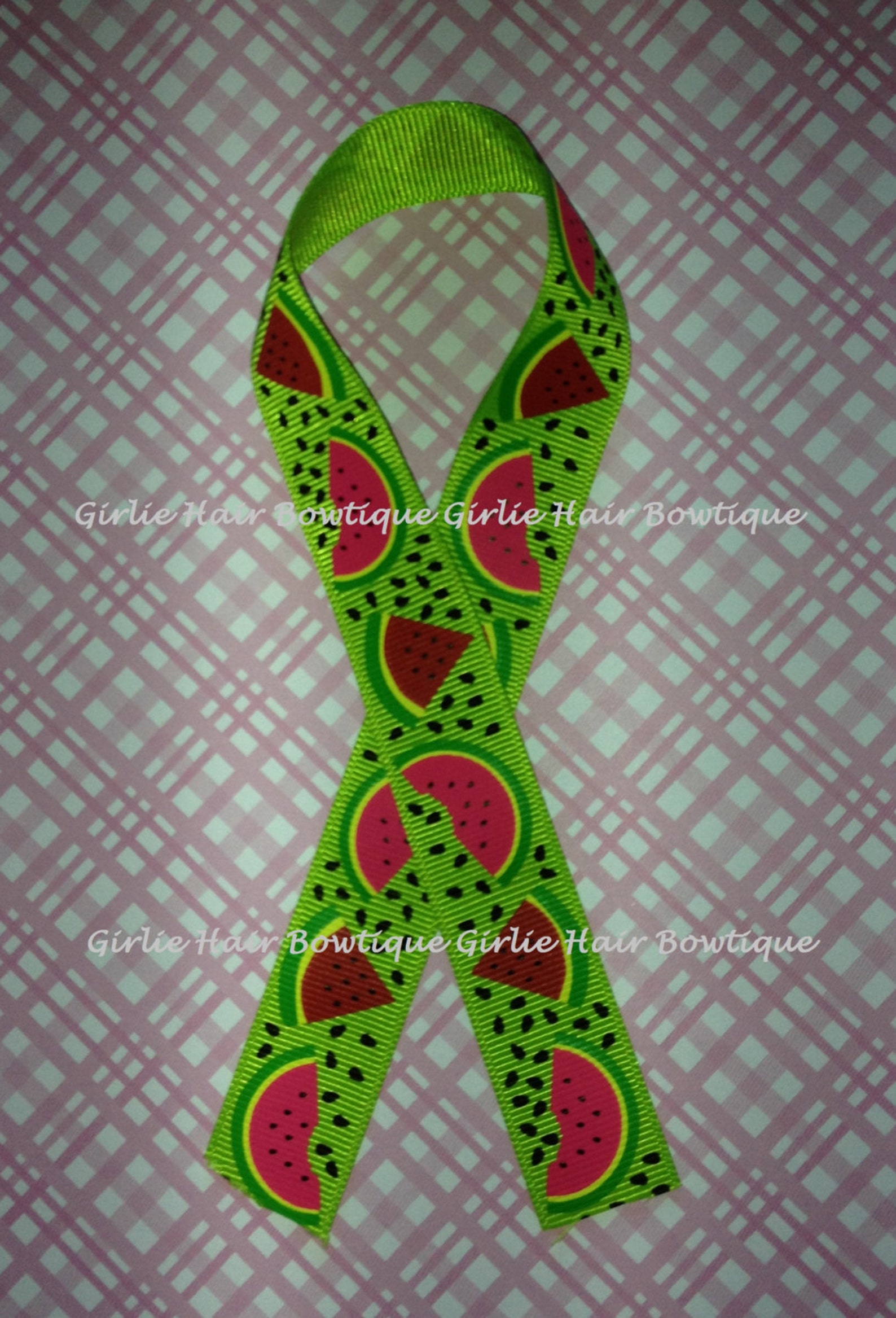 Watermelon Ribbon 7/8 Watermelon Grosgrain Ribbon 1 yd | Etsy