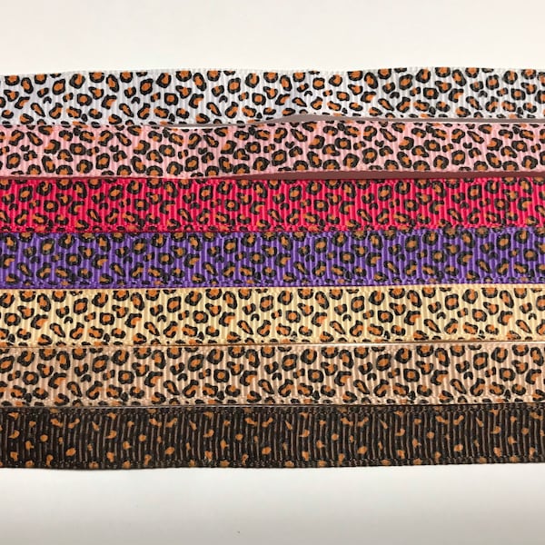 Leopard Ribbon - Etsy
