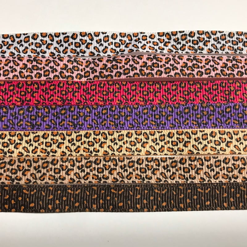 Leopard Ribbon - Etsy