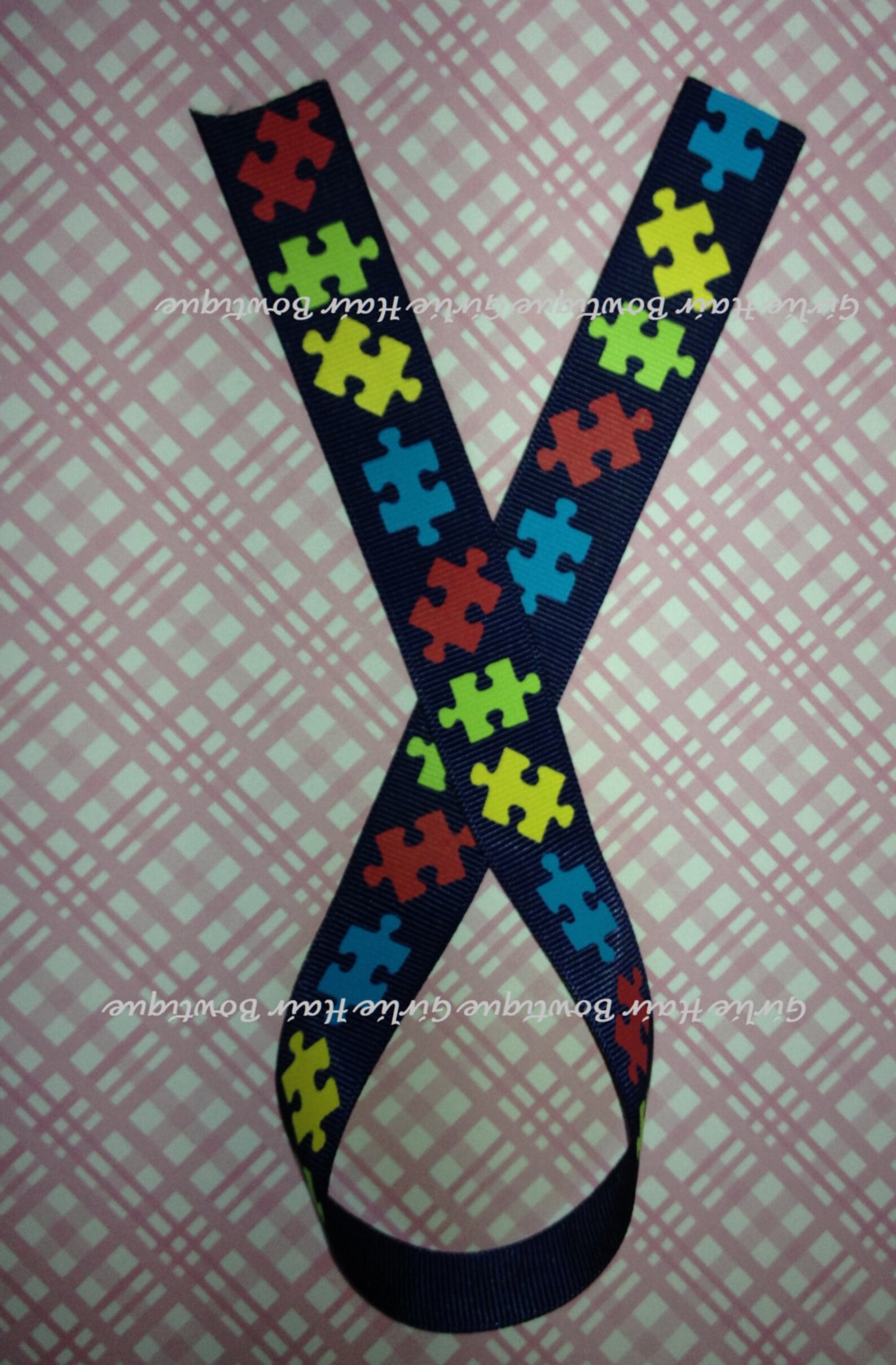 7/8 Autism Ribbon Autism Awareness Ribbon Grosgrain - Etsy